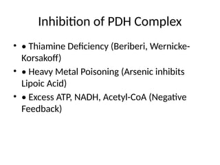 PDH_TCA_Cycle_Presentation.pptx citric acid cycle | PPTX