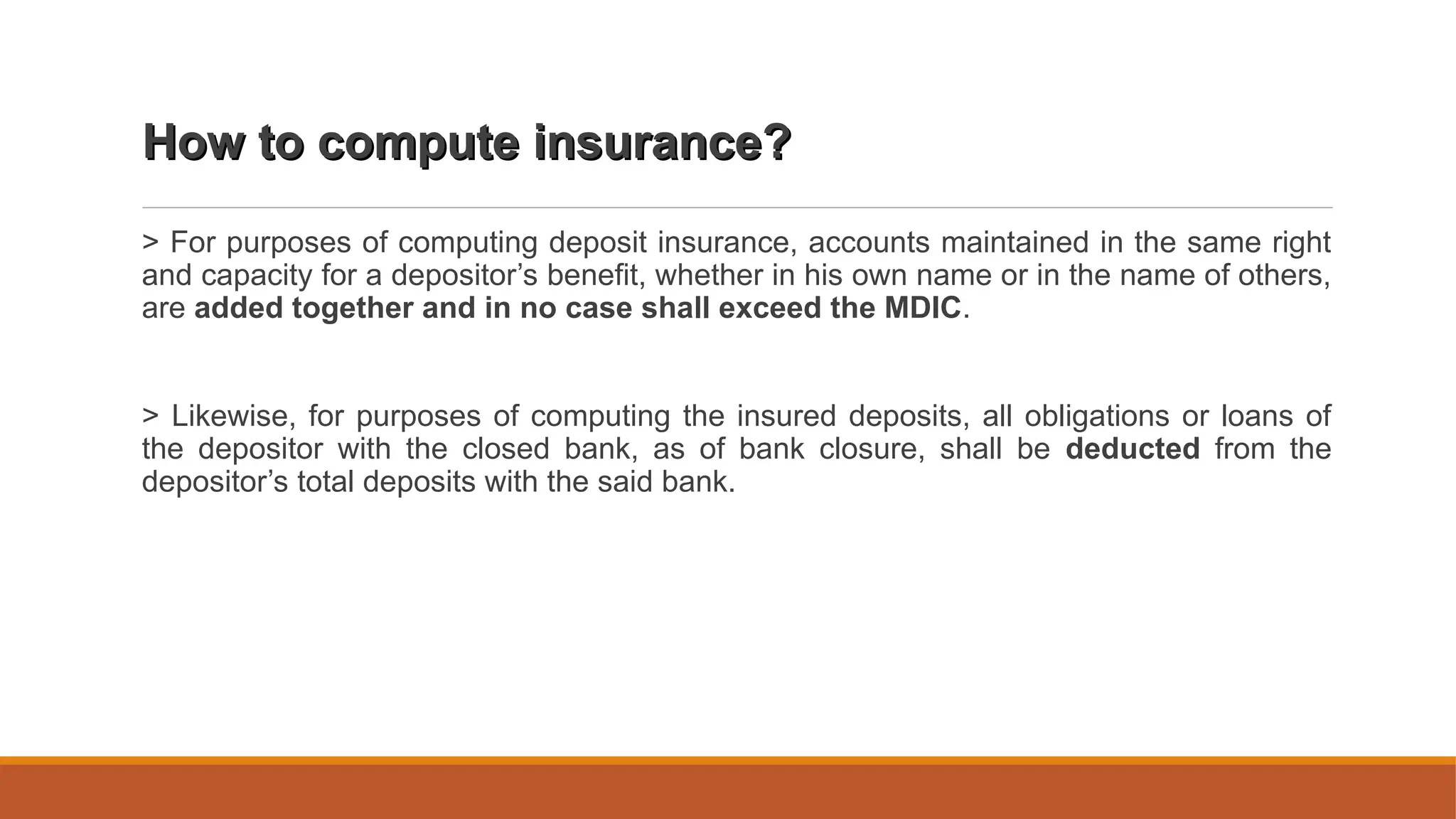 PDIC PowerPoint presentation understanding deposit insurance | PPT
