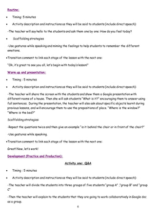 Didactic Unit 2 - Home Sweet Home | DOCX