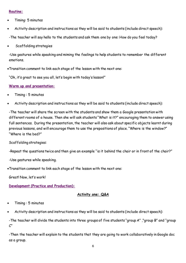 Didactic Unit 2 - Home Sweet Home | DOCX | Homework and Study | Education