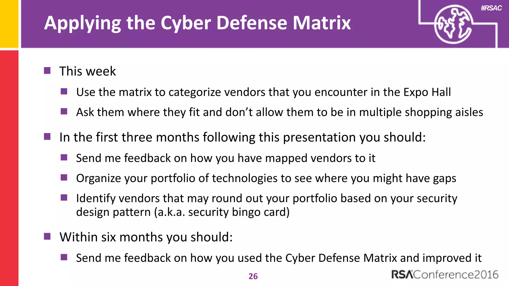 Understanding The Security Vendor Landscape Using the Cyber Defense ...