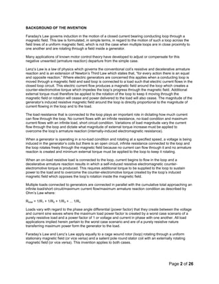 PDi Regenerative Acceleration Generator (ReGenX) 2013 Patent Disclosure ...