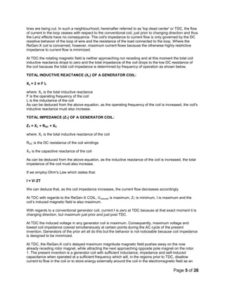 PDi Regenerative Acceleration Generator (ReGenX) 2013 Patent Disclosure ...