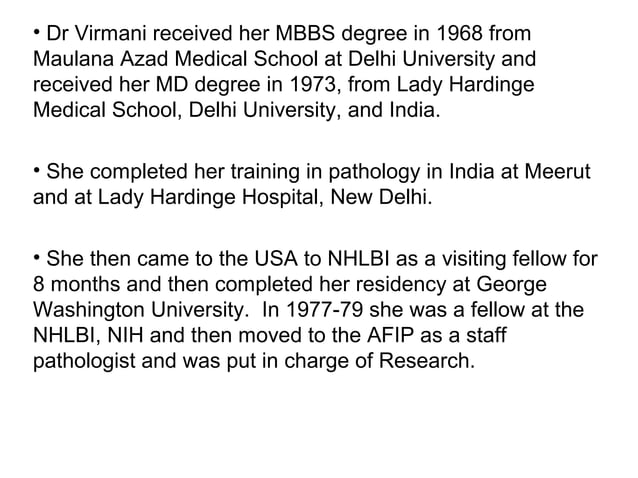 258 dr renu virmani | PPT