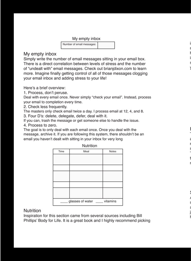 Personal Development Journal Sample | PDF