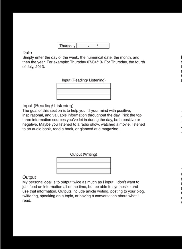 Personal Development Journal Sample | PDF