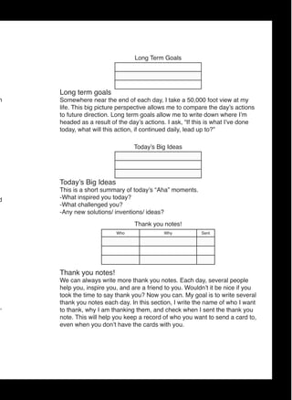 Personal Development Journal Sample | PDF