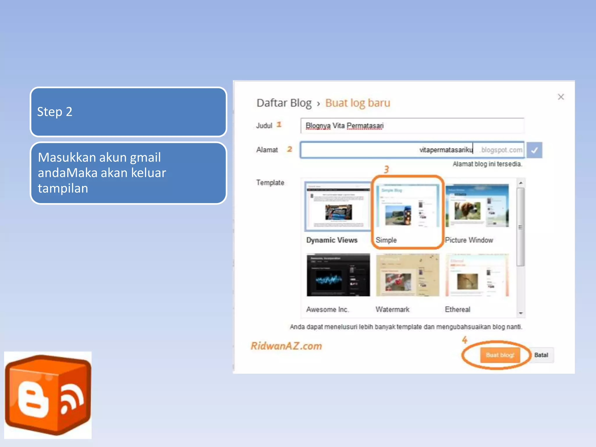 Cara Membuat Blog | PPTX