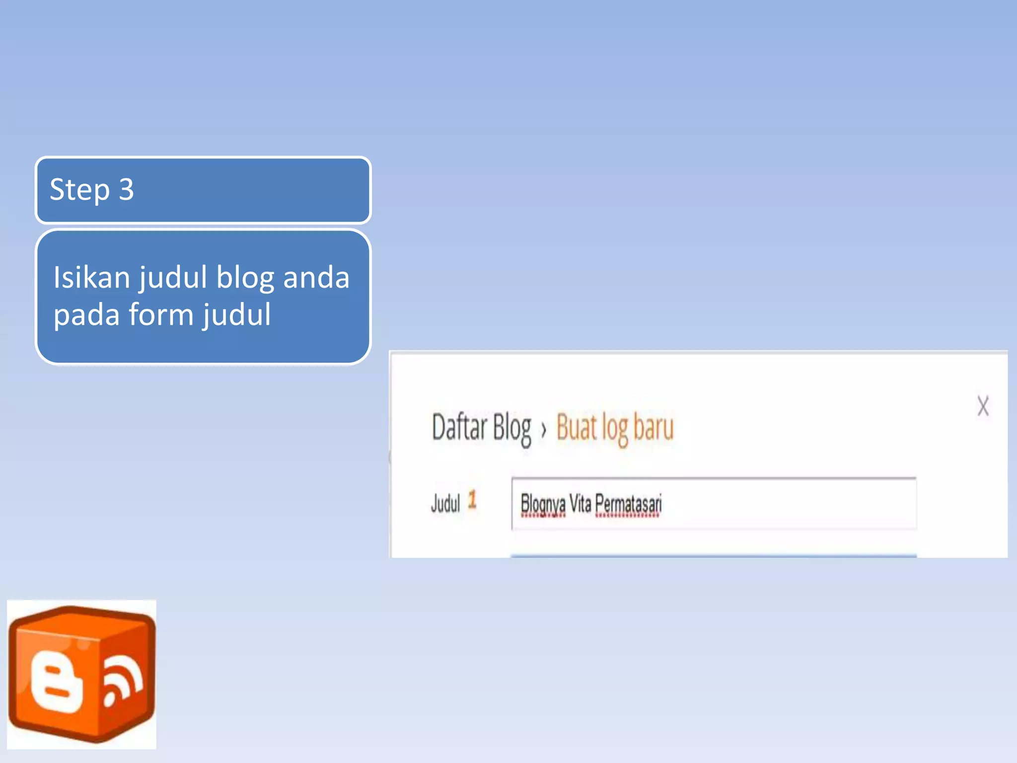 Cara Membuat Blog | PPTX