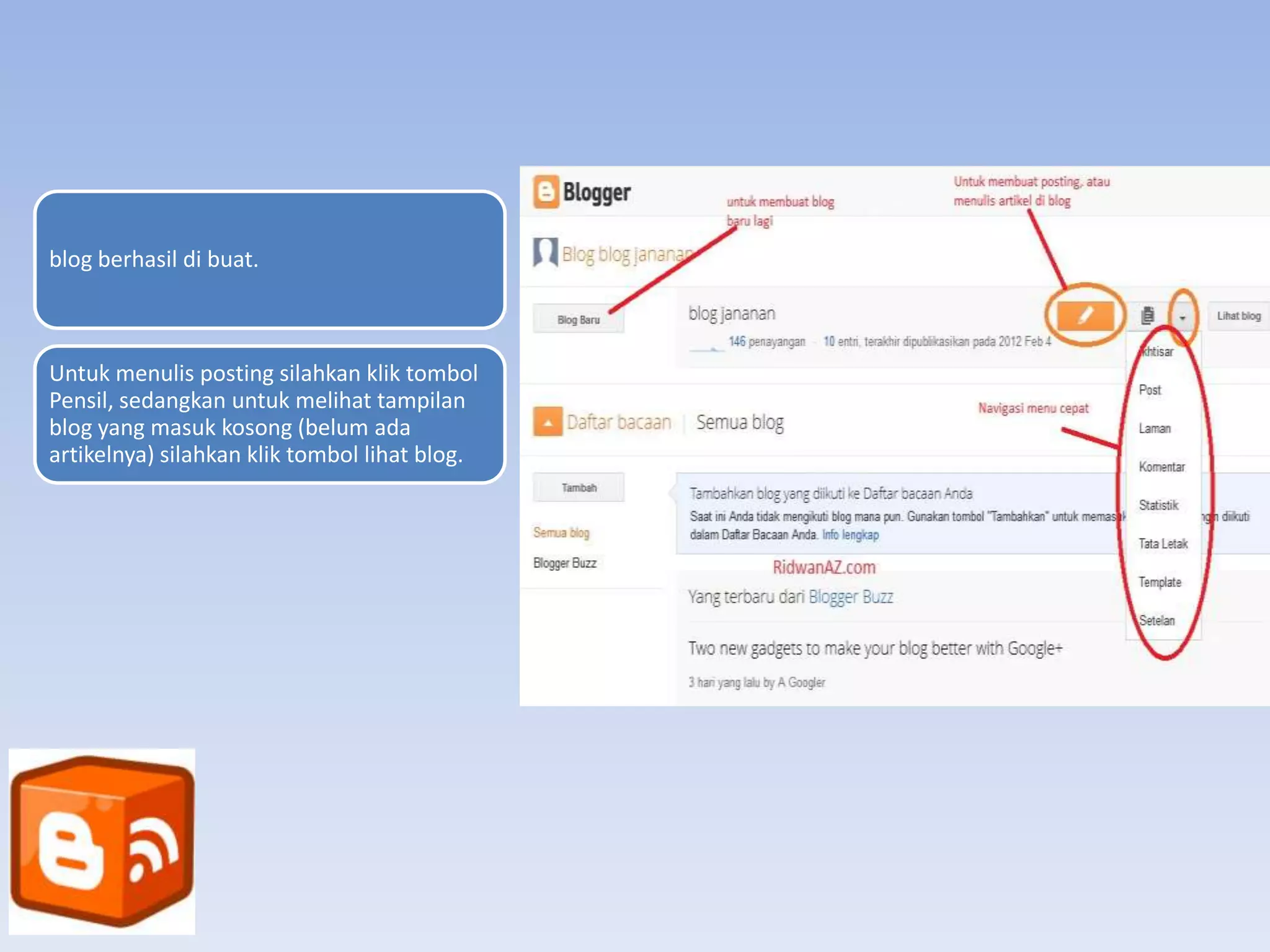 Cara Membuat Blog | PPTX