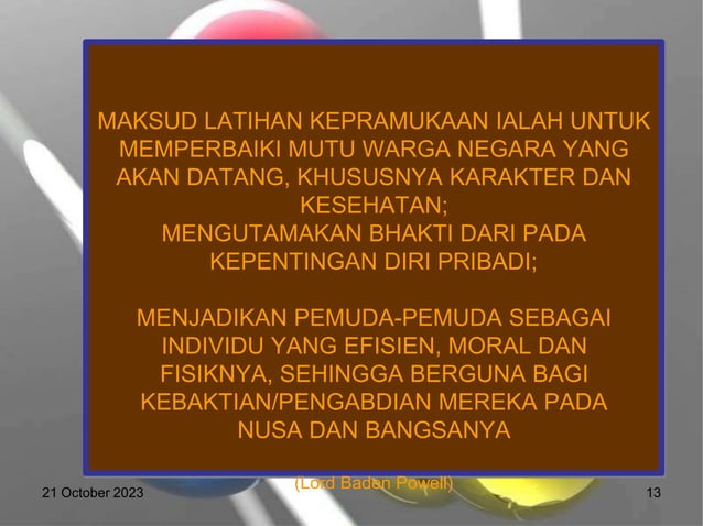 Prinsip Dasar Kepramukaan Dan Metode Kepramukaan Ppt