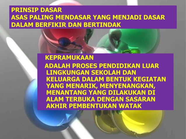 Prinsip Dasar Kepramukaan Dan Metode Kepramukaan Ppt