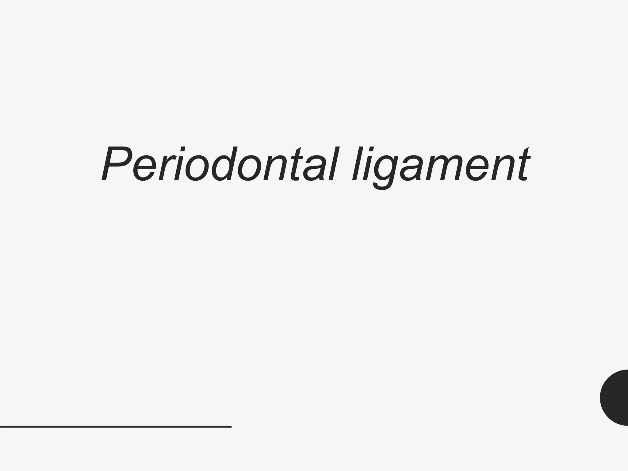 Oral Histology - Periodontal ligament | PPTX