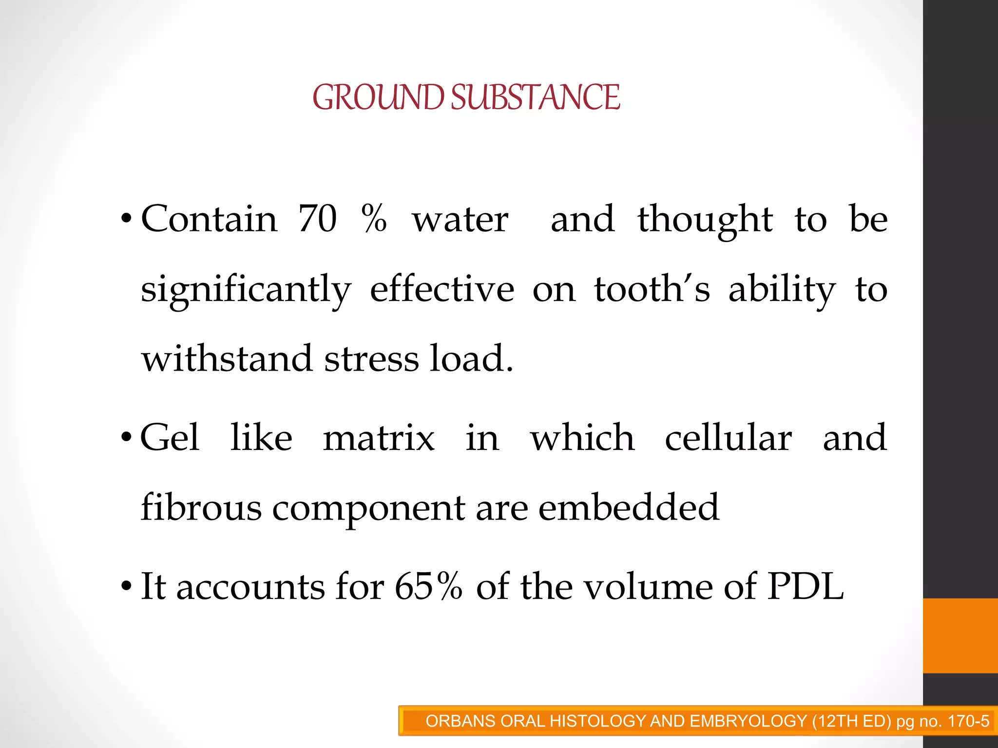 Periodontal ligament (PDL) | PPTX