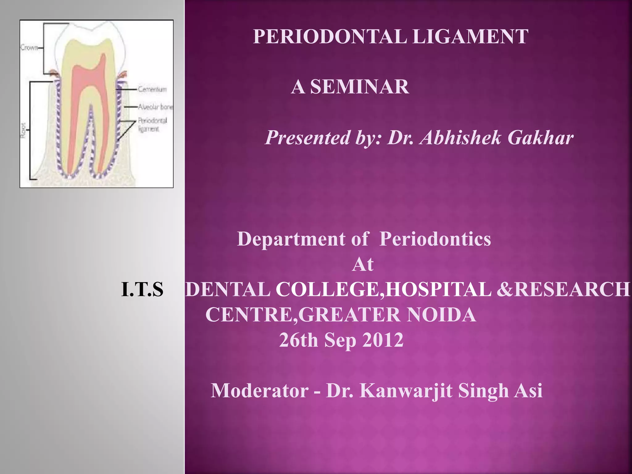 Periodontal Ligament | PPTX