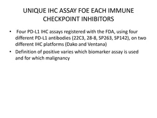 immunotherapy and PDL1 IHC | PPTX