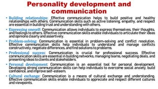 Professional Course of Personality Development | PPT