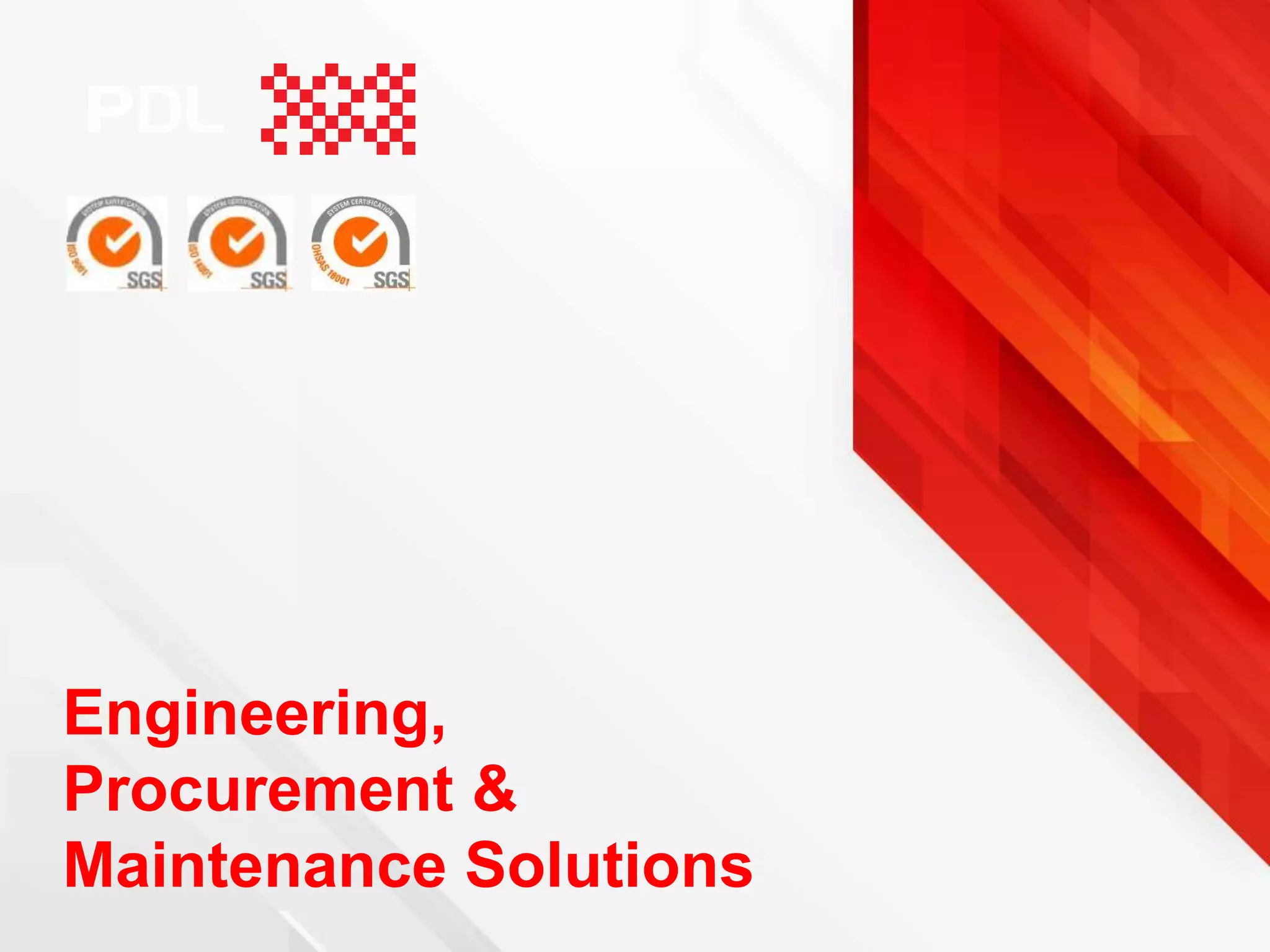 PDL World your Engineering, Procurement and Maintenance service provider from Azerbaijan | PDF