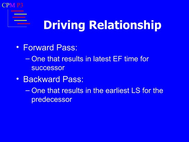Precedence Diagramming Method PDM | PPT