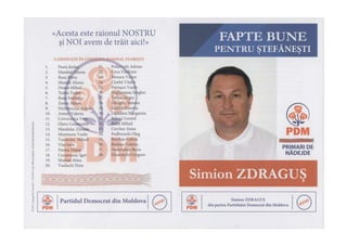 Partidul Democrat din Moldova- Simion Zdraguş | PDF