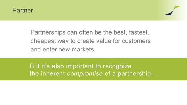 Buy Build or Partner: Choosing the right inovation Strategy | PPTX