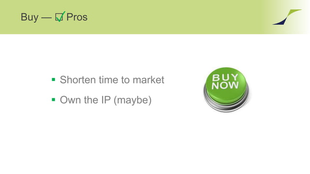 Buy Build or Partner: Choosing the right inovation Strategy | PPTX