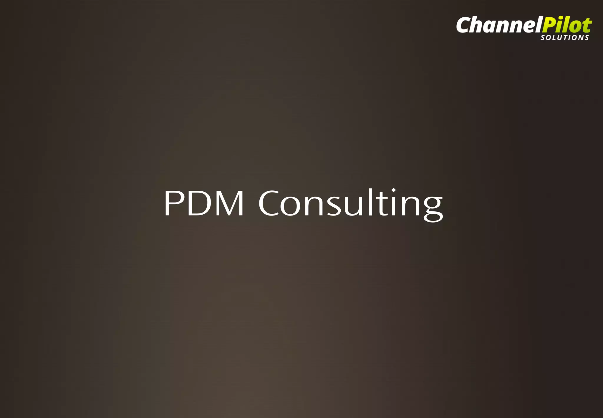PDM Consulting | PPT