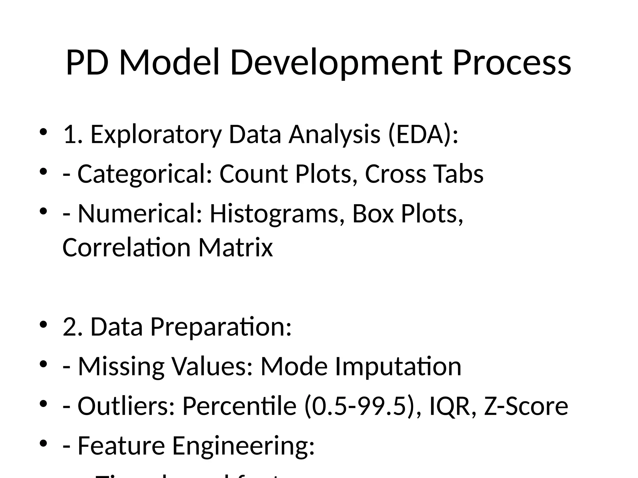 Pd Model Presentation With Visuals And Chart Pptx