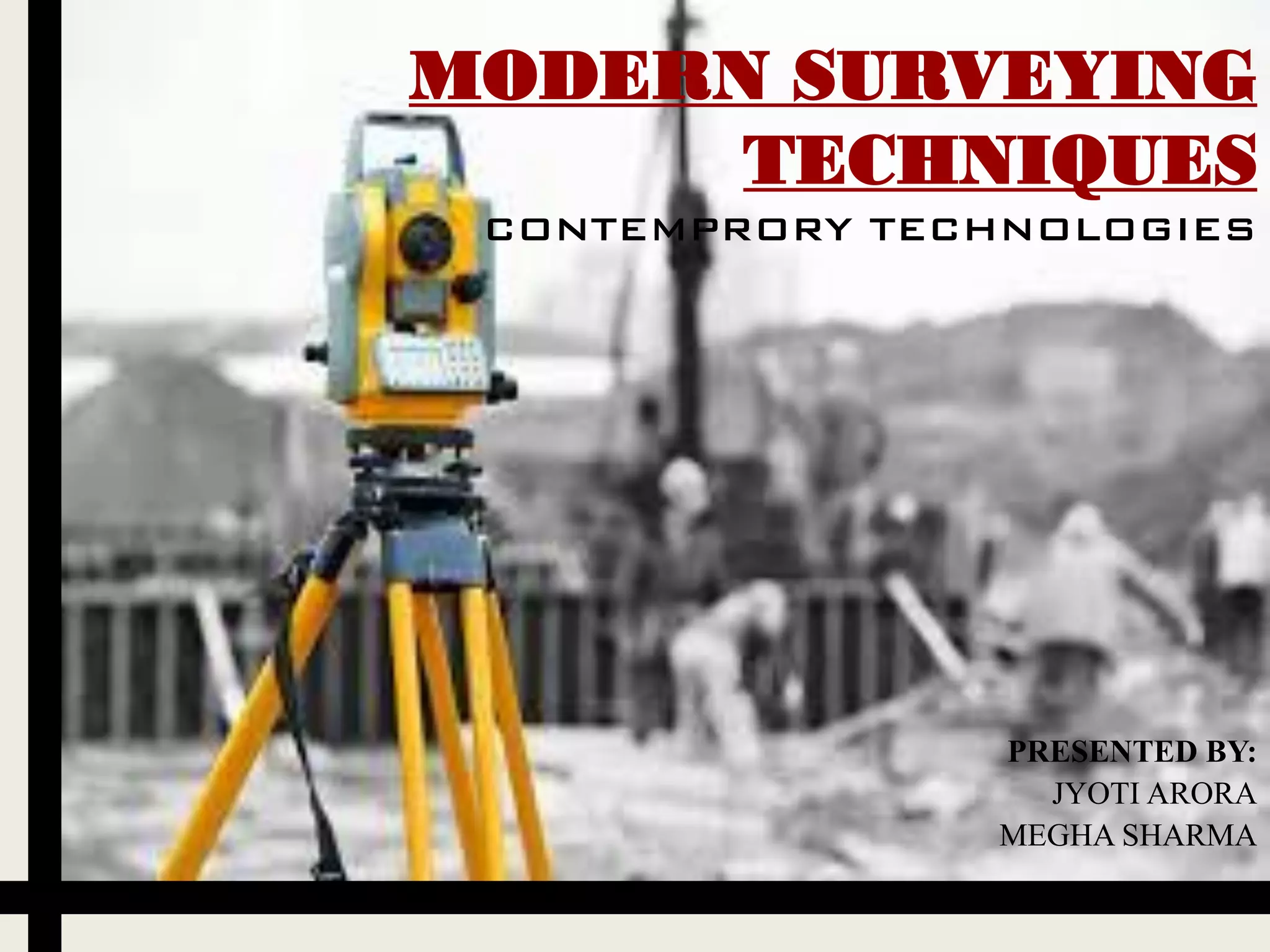 MODERN SURVEYING TECHNIQUES | PDF