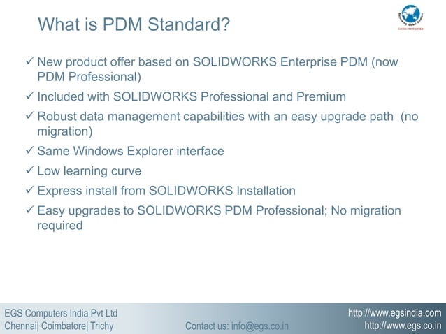 SOLIDWORKS PDM Standard Overview | PPTX
