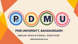 Exploring the PDM University Bahadurgarh.pdf