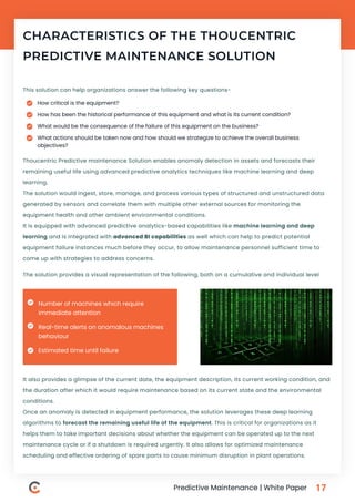 Predictive Maintenance - A Smart Solution to Maintain your Equipment! | PDF