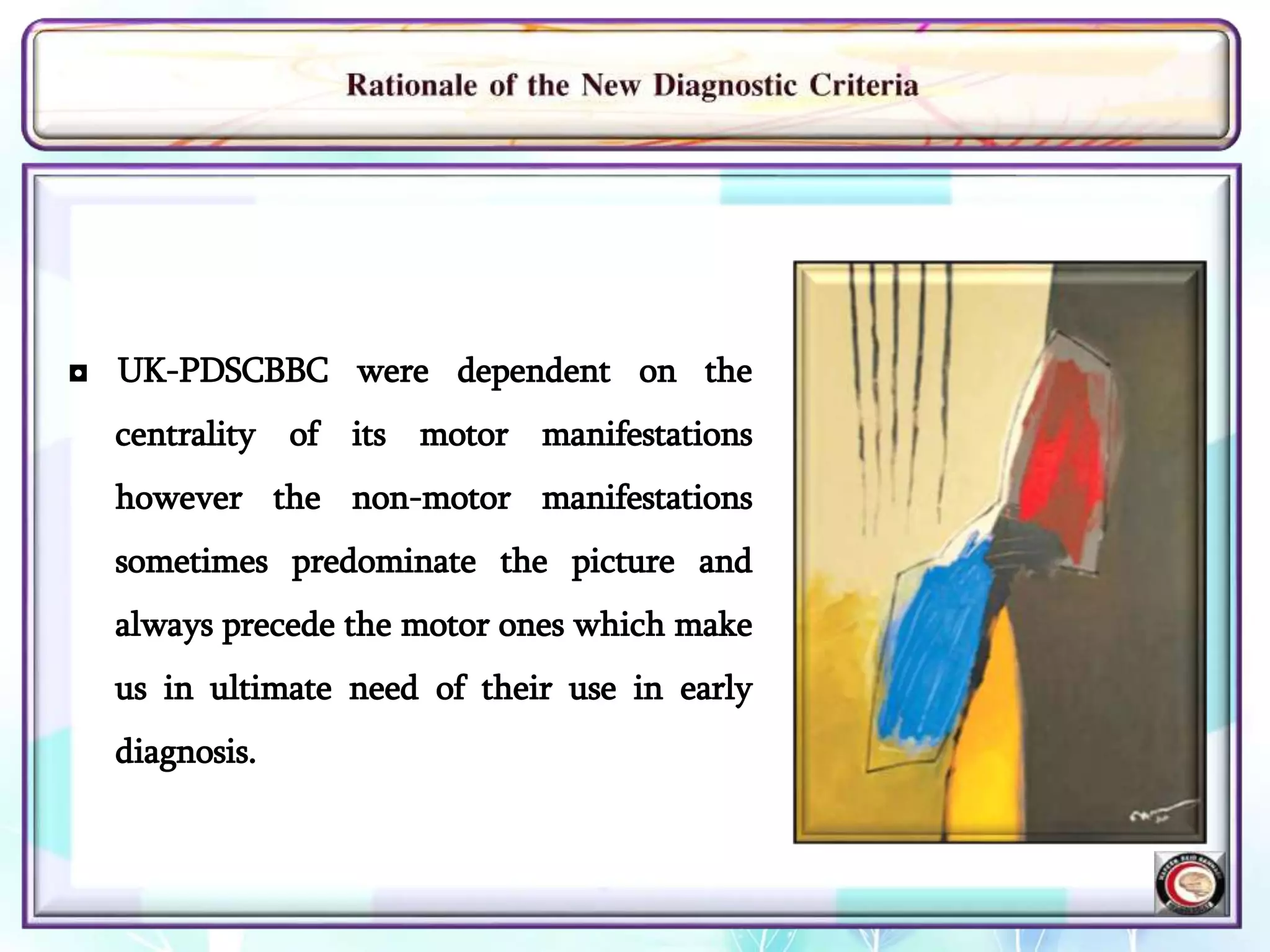 Parkinson Disease MDS criteria | PPTX