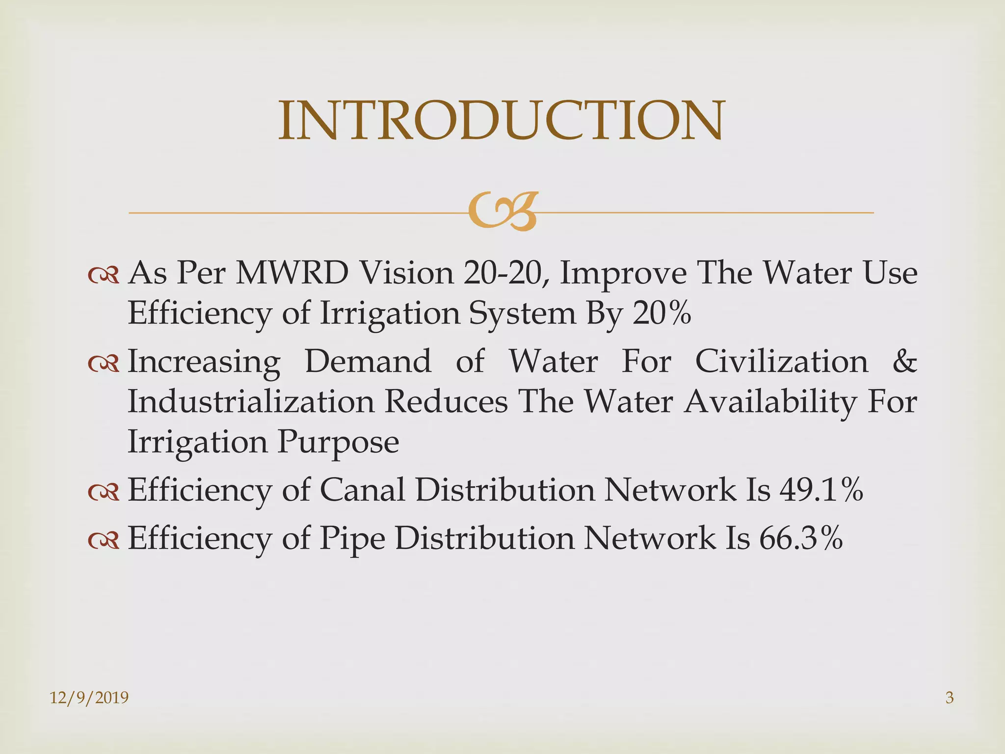PLANNING AND DESIGN OF PIPE DISTRIBUTION NETWORK (PDN). | PPTX