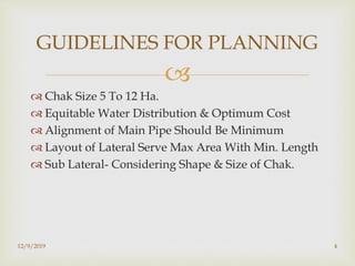 PLANNING AND DESIGN OF PIPE DISTRIBUTION NETWORK (PDN). | PPTX