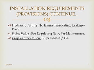 PLANNING AND DESIGN OF PIPE DISTRIBUTION NETWORK (PDN). | PPTX