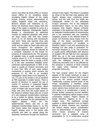 Paget's Disease of the Breast | PDF
