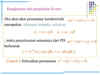 PD orde2 Homogen | PPTX