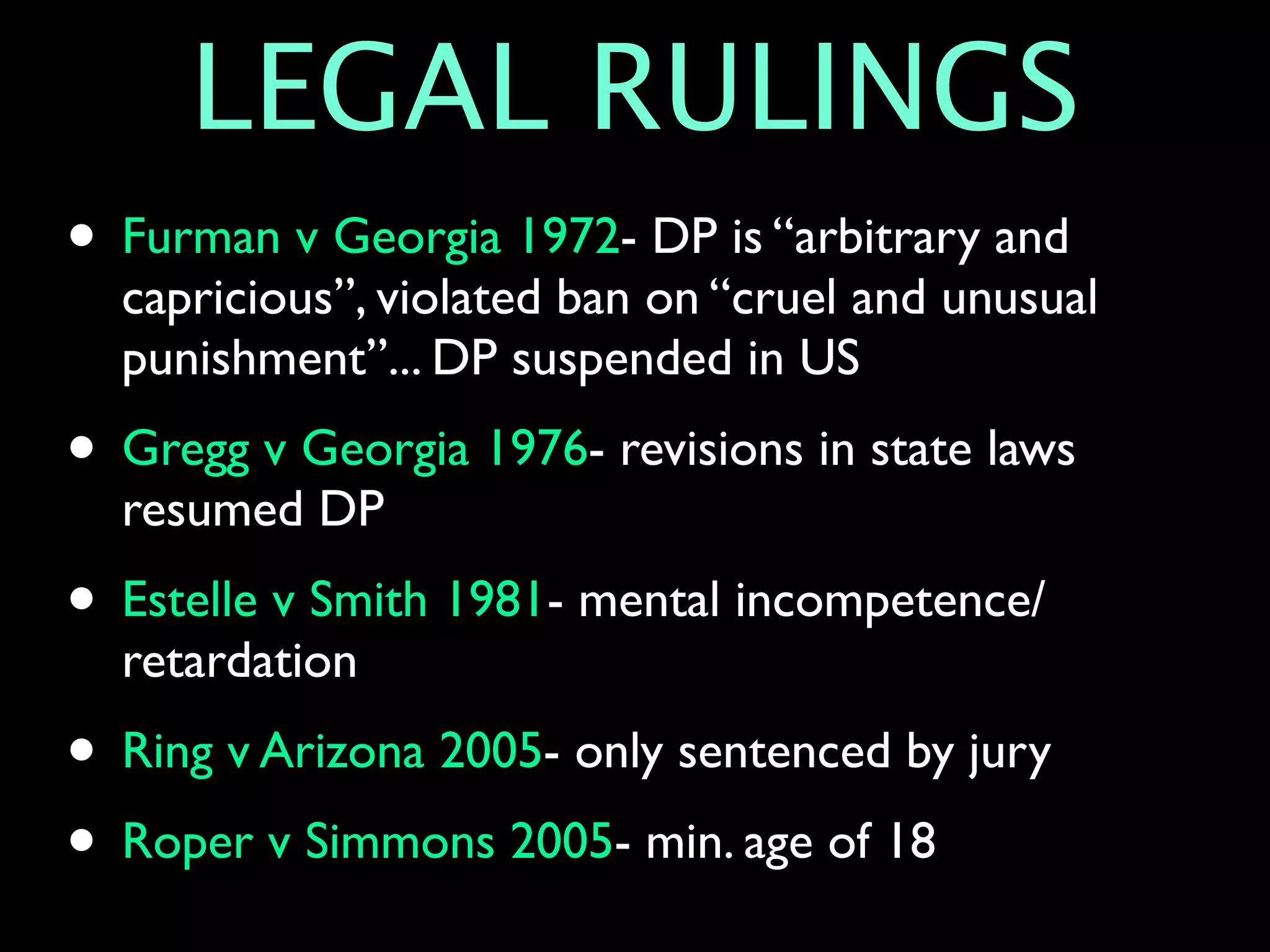 Death Penalty Overview | KEY