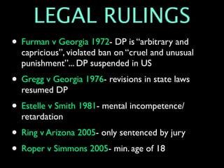 Death Penalty Overview | KEY