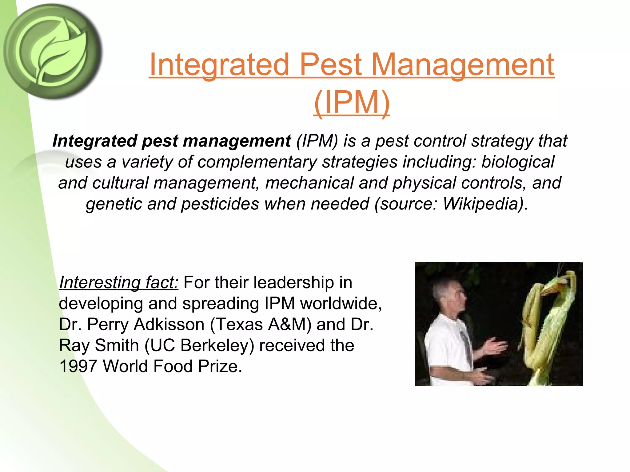 Integrated Pest Managment | PPT