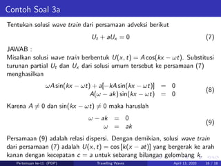 Gelombang Berjalan | PDF