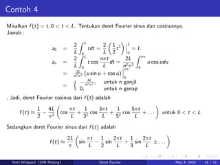 Deret Fourier | PDF