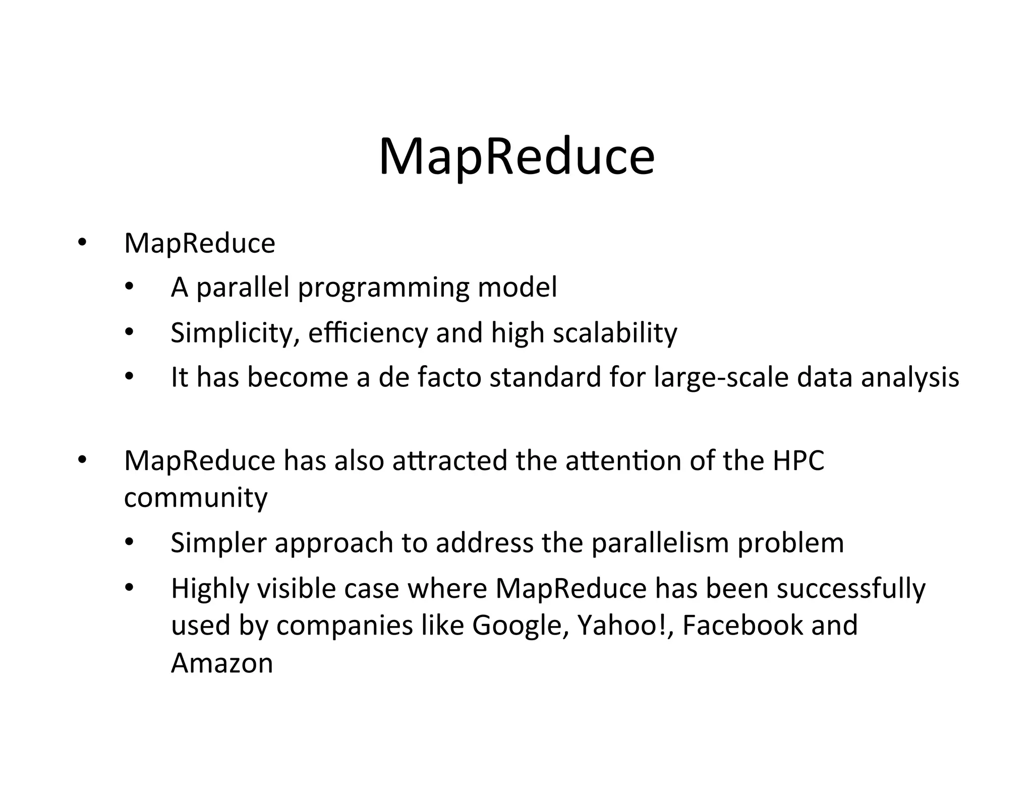 A Performance Comparison Of Container Based Virtualization Systems For Mapreduce Clusters Ppt 