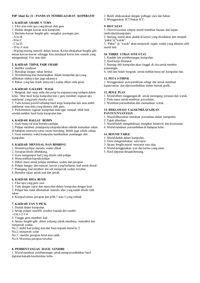 Pd p abad ke 21 | DOCX