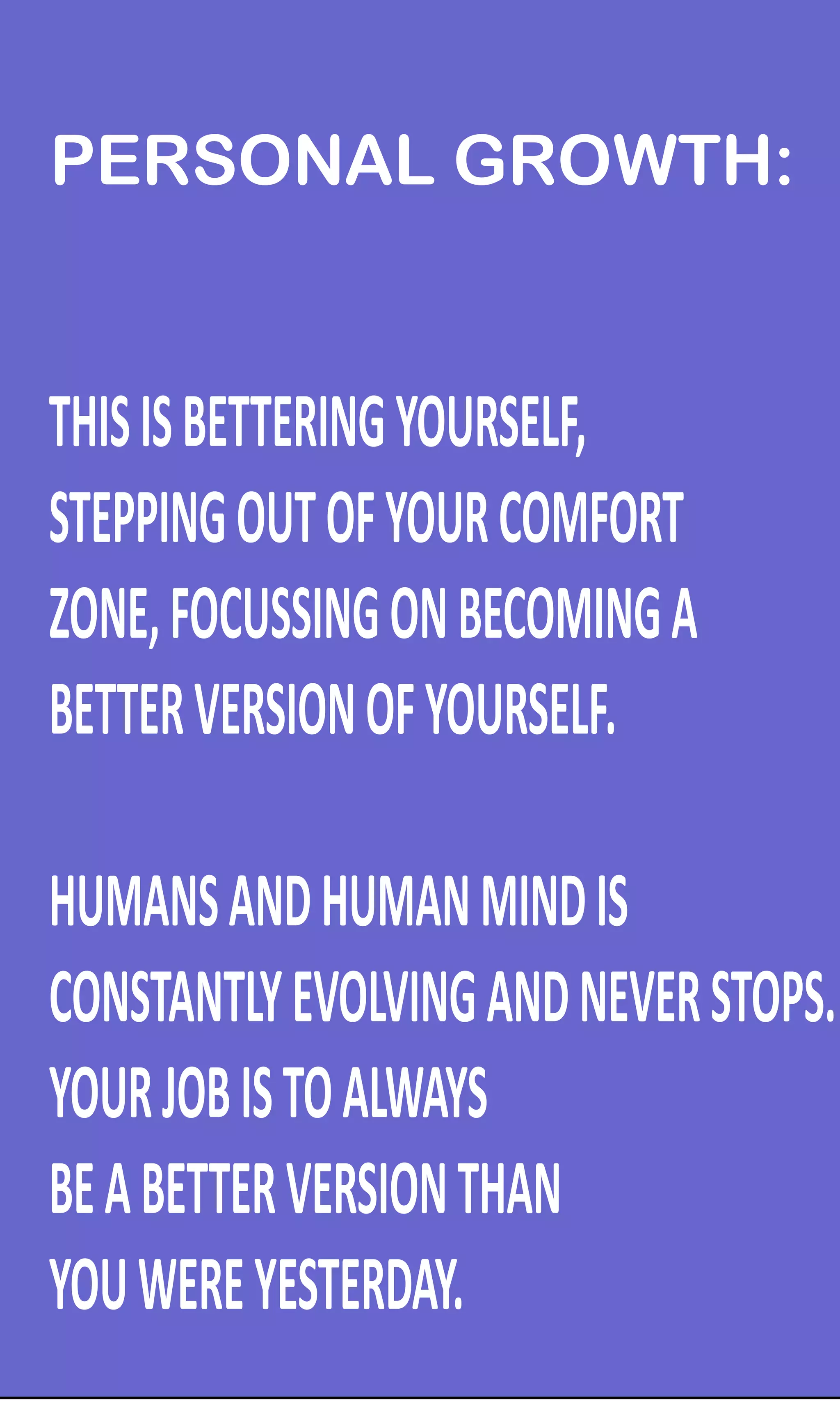 Personal Development Planning Aspect | PDF