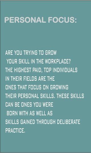 Personal Development Planning Aspect | PDF
