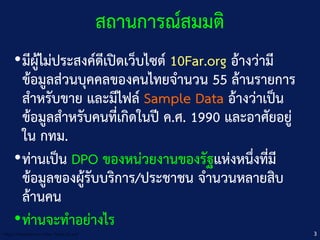 Case Study PDPA Workshop (September 15, 2023) | PDF