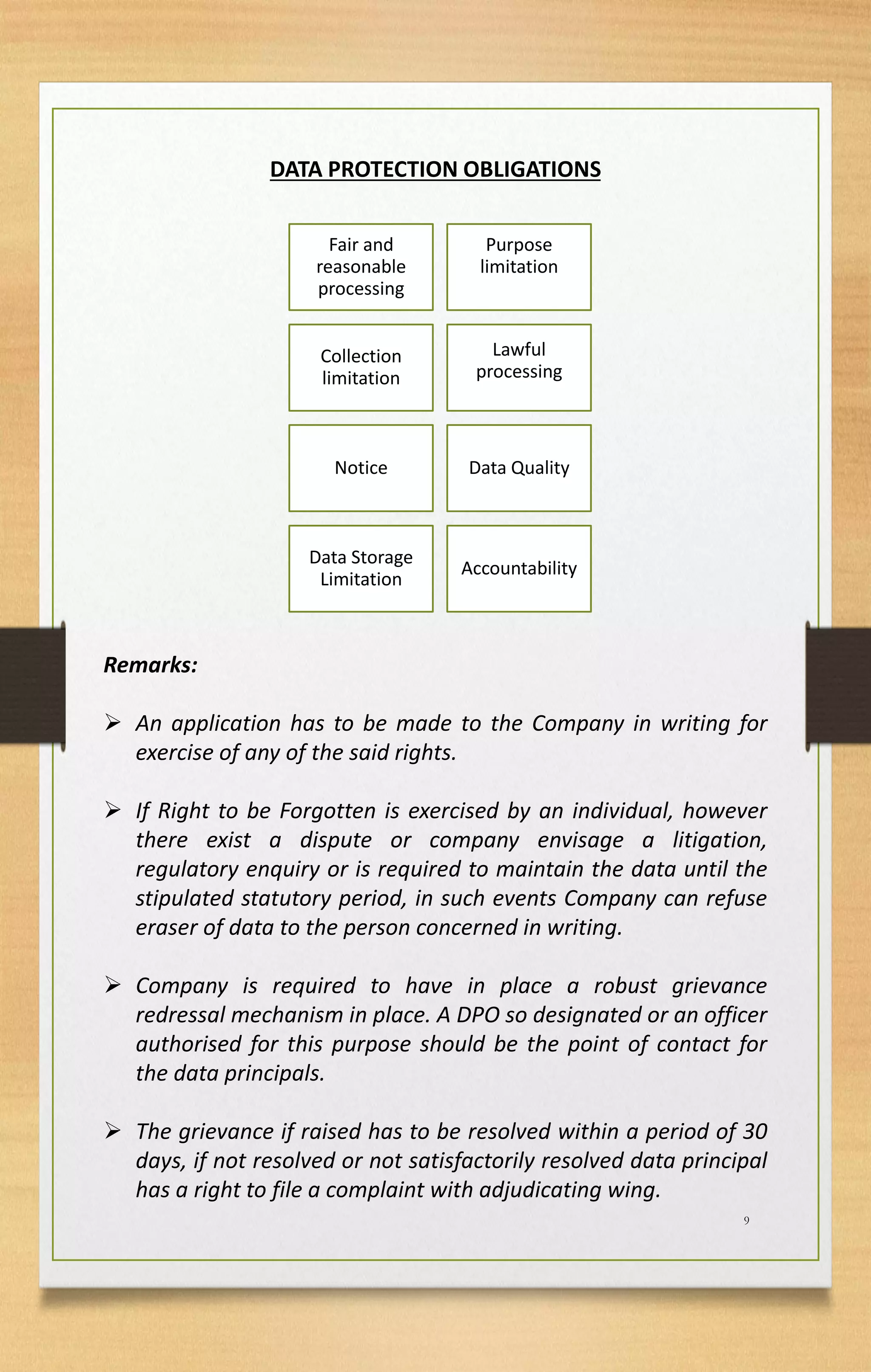 An overview of the Indian Data Privacy Bill | PDF