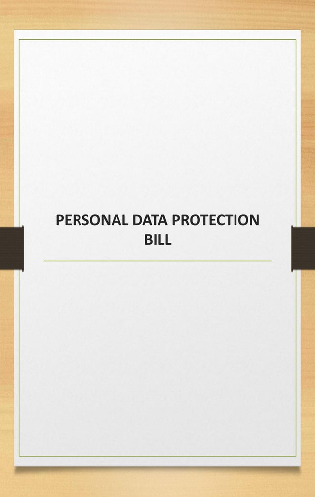An overview of the Indian Data Privacy Bill | PDF